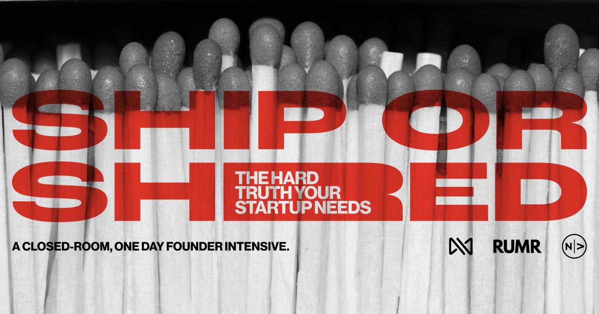 Ship or Shred — The Hard Truth Your Startup Needs